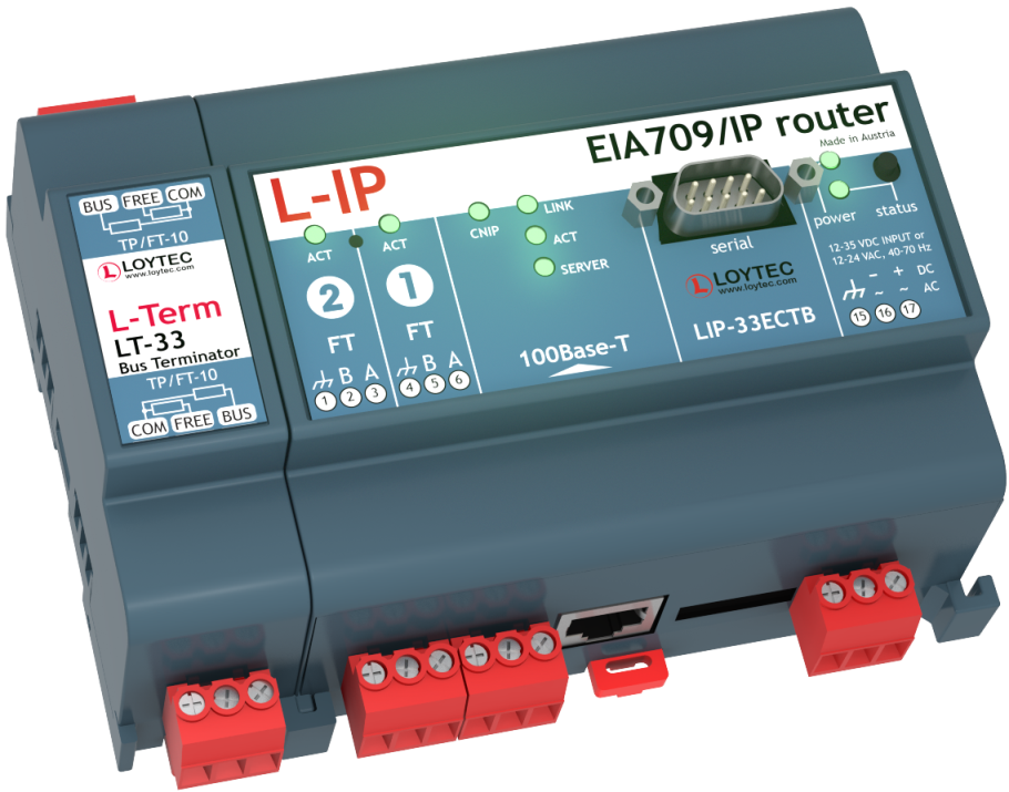 L-TERM Abschlusswiderstand (TP/FT-10 und TP/XF-1250)
